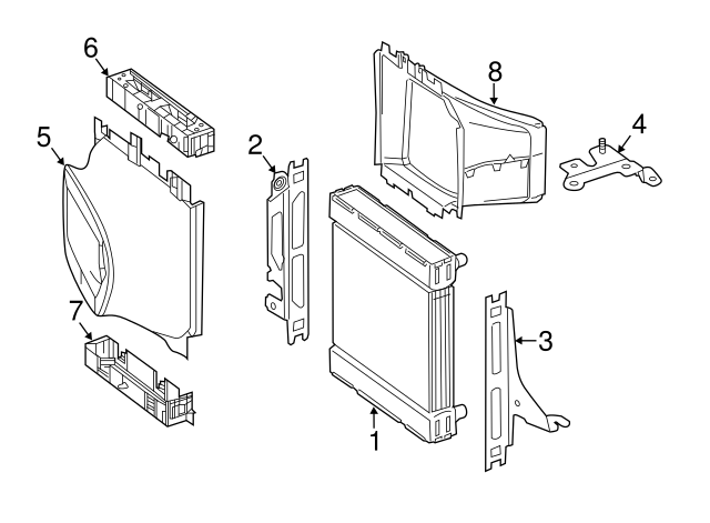 099-500-32-03 - Radiator 2012-2021 Mercedes-Benz | AutoNationParts.com