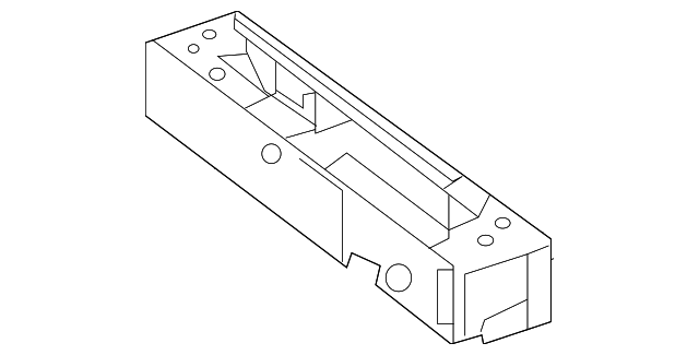 222-505-04-40 - Auxiliary Radiator Upper Bracket 2013-2021 Mercedes ...