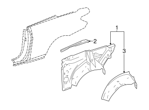 207-637-02-76 - Outer Wheelhouse 2011-2017 Mercedes-Benz | Mercedes ...