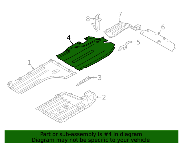 Genuine BMW 51-75-7-424-891 | Center Cover | FREE Shipping on Most ...