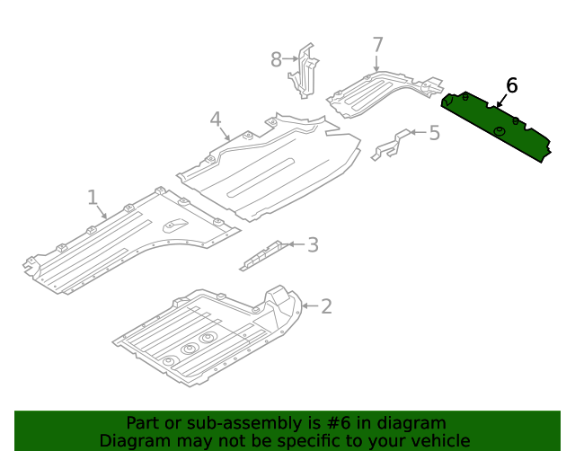 Genuine OEM BMW Rear Cover Part# 51757475999 Fits 2019-2023 BMW X5: Up ...