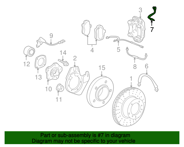 997-355-587-02 - Brake Hydraulic Line 2006-2012 Porsche 911 ...