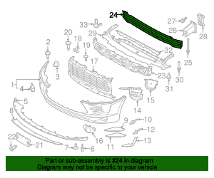 2015-2024 Porsche Macan Impact Bar 8R0-807-113-D | Porsche Marin