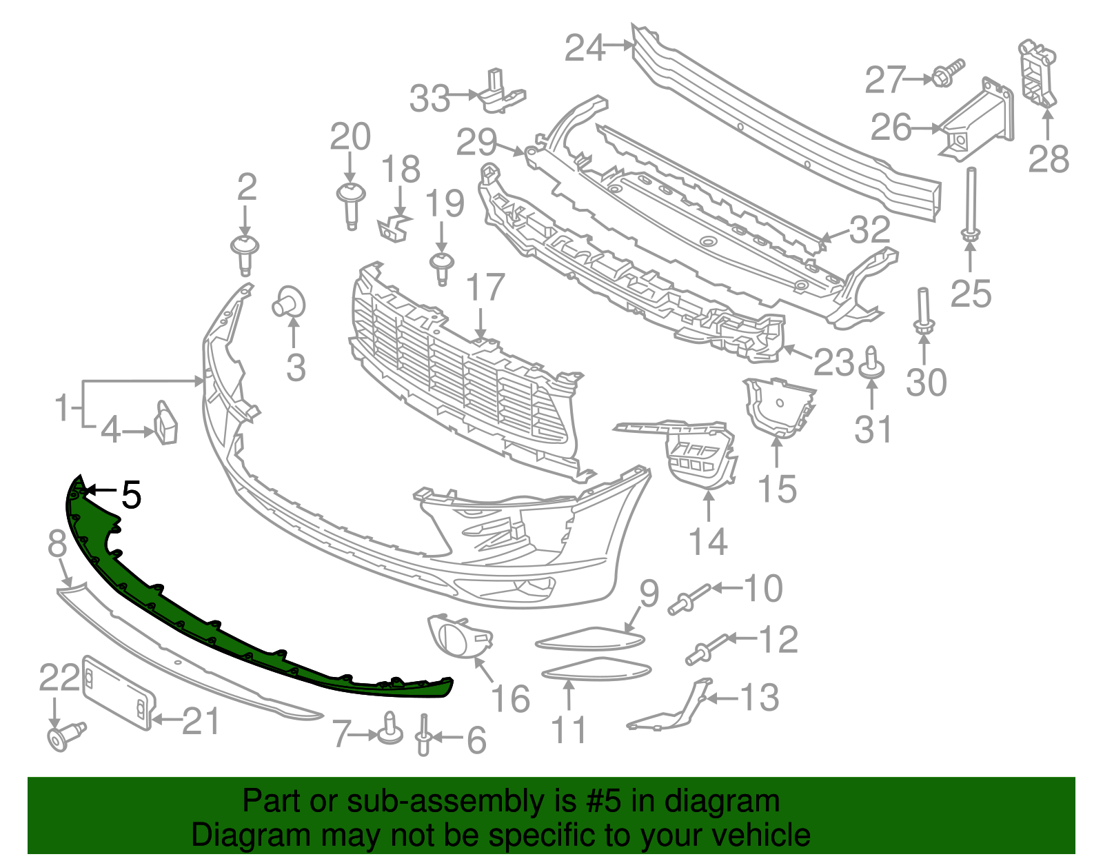 2015-2018 Porsche Macan Spoiler 95B-807-061-F-1E0 | Sunset Porsche Parts