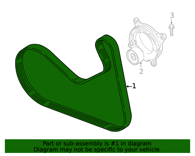 11-28-9-844-643 - Serpentine Belt 2019-2024 BMW | AutoNationParts.com