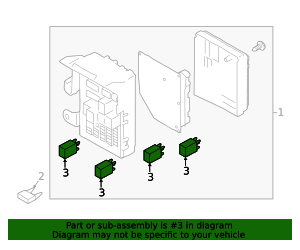 2017-2024 Subaru Ignition Switch Relay 82501AL010 | Subaru OEM Parts World