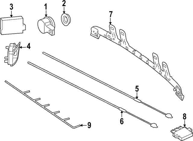 Genuine OEM Blind Spot Radar Bracket | 206-885-29-00 | Fits Select 2022 ...