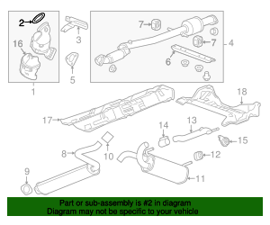 2011-2021 GM OEM NEW 11-20 GM Chevrolet Trax Exhaust System Catalytic ...