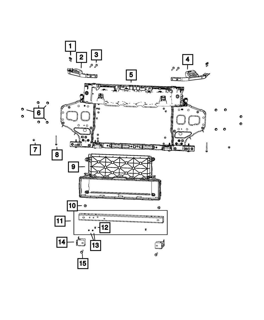 2025 Jeep Wagoneer S Lower Left Bracket, Left 68670029AB | Mopar.com ...