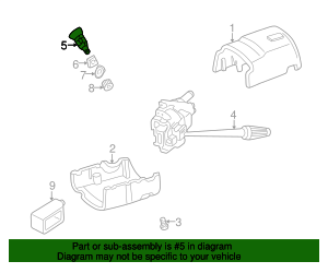 1998-2009 Mazda Repair Kit Ignition Cylinder 1F20-09-012B | QuirkParts