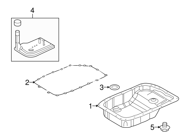 2006-2022 GM Automatic Transmission Fluid Pan Gasket 24224781 GM ...