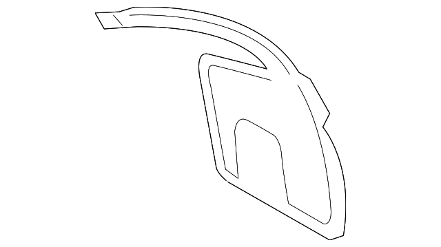 2012-2015 Toyota Fender Liner Seal 53885-06030 | Toyota Parts