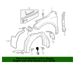 90189-A0011 - Fender Liner Grommet - 1995-2018 Toyota | OEM Genuine ...