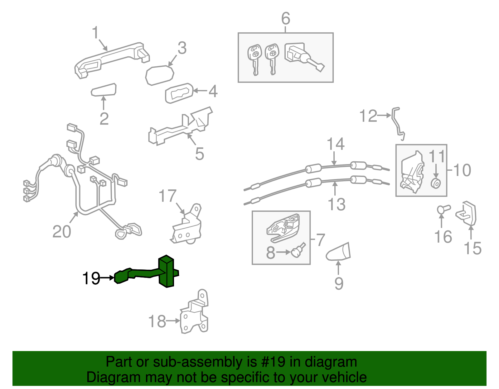 2013-2018 Toyota Avalon Door Check 68620-07020 | OEM Parts Online