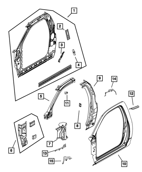 Aperture Panel, Pillar Supports and Cab Back for 2025 Ram 2500 | Mopar ...