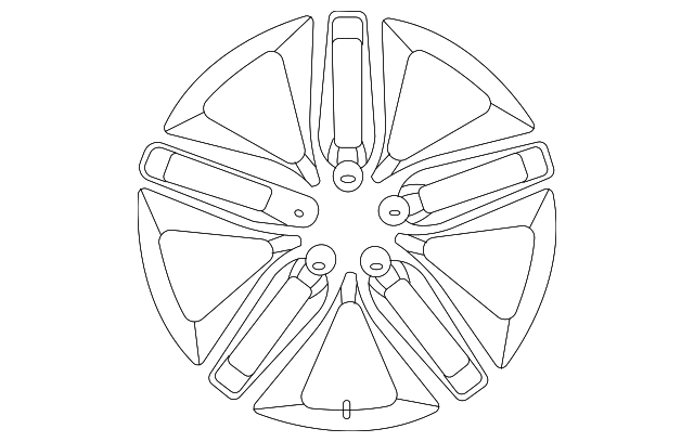 Genuine OEM Ford Part - Wheel, Alloy FT4Z-1007-A | Genuine OEM Ford ...