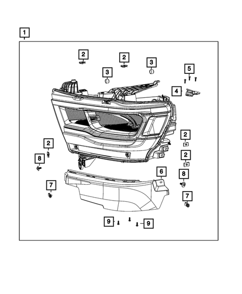 Lamps, Interior and Exterior for 2020 Ram 1500 | Mopar Factory Parts