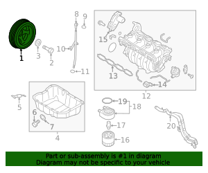 23124-2GGA0 - Damper Pulley 2016-2022 Kia | Kia.Parts Store