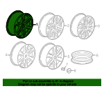 2019-2020 GMC Acadia Wheel, Alloy 84377124 | GMPartsDirect.com