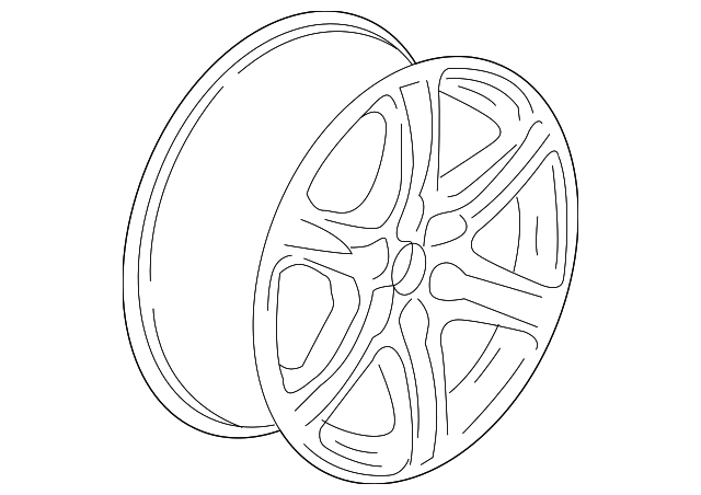 2017-2020 GMC Acadia Wheel, Alloy 22996312 | GMPartsDirect.com