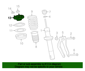 Suspension Shock Absorber Mount - 2018-2024 Land Rover Range Rover ...