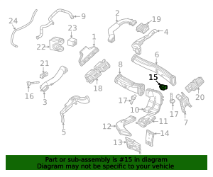 099-906-35-02 - HVAC Air Inlet Door Actuator 2019-2023 Mercedes-Benz ...
