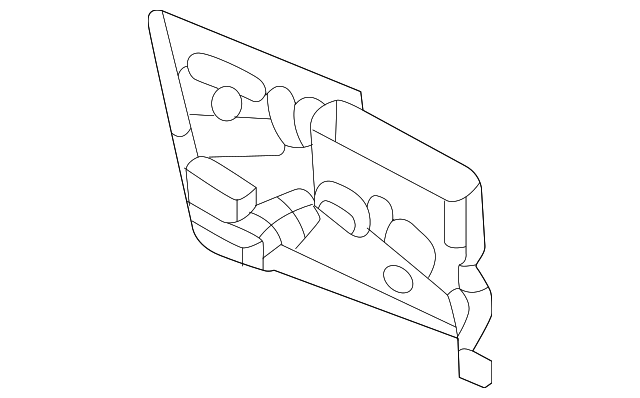 167-831-57-00 - Rear Duct 2020-2023 Mercedes-Benz | Mercedes-Benz USA Parts