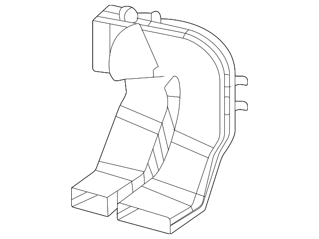 167-831-41-00 - Rear Duct 2020-2023 Mercedes-Benz | Mercedes-Benz USA Parts