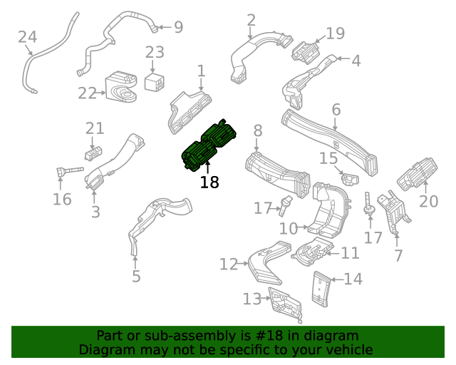 167-830-78-01 - Vent Grille 2020-2023 Mercedes-Benz | Mercedes-Benz USA ...