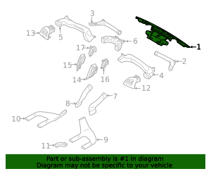 2019-2024 Subaru Forester Defroster Nozzle 66105SJ000 | Subaru Parts Store