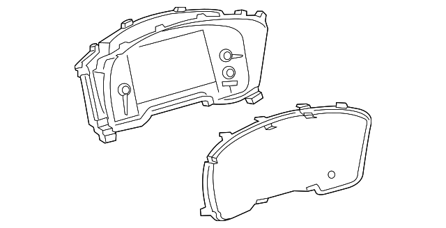 2023-2024 Toyota Corolla Instrument Cluster 83A00-02870 | Toyota San ...
