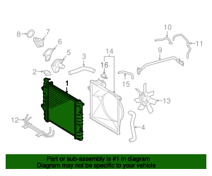 2016-2021 Toyota Tacoma Radiator 16410-0C420 | OEM Parts Online