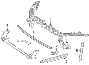 177-620-45-00 - Lower Tie Bar 2019-2021 Mercedes-Benz | Mercedes-Benz ...