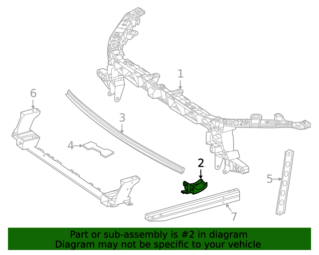 2020-2021 Mercedes-Benz Upper Tie Bar Mount Stud 177-885-04-03 | MB OEM ...