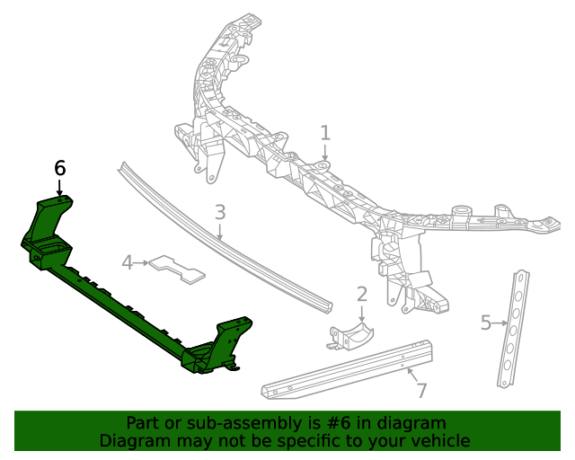 177-620-45-00 - Lower Tie Bar 2019-2021 Mercedes-Benz | Mercedes-Benz ...