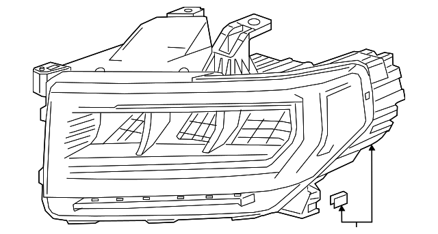 2020-2023 GMC Acadia Passenger Side Headlamp 84902386 GM ...