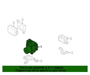 2010-2013 Hyundai ABS Control Unit 58920-3N3A0 | AutoNationParts.com