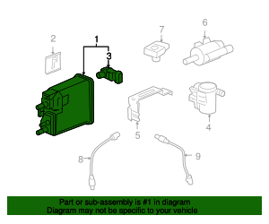 2009-2013 GM Vapor Canister 25928152 | GMPartsDirect.com