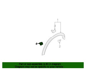 2011-2020 Nissan OEM NEW 2011-19 Nissan Juke Armada Rear Wheel Opening ...