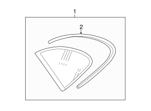 958-559-995-21-7Z7 - Quarter Panel Reveal Molding 2011-2018 Porsche Cayenne | AutoNationParts.com