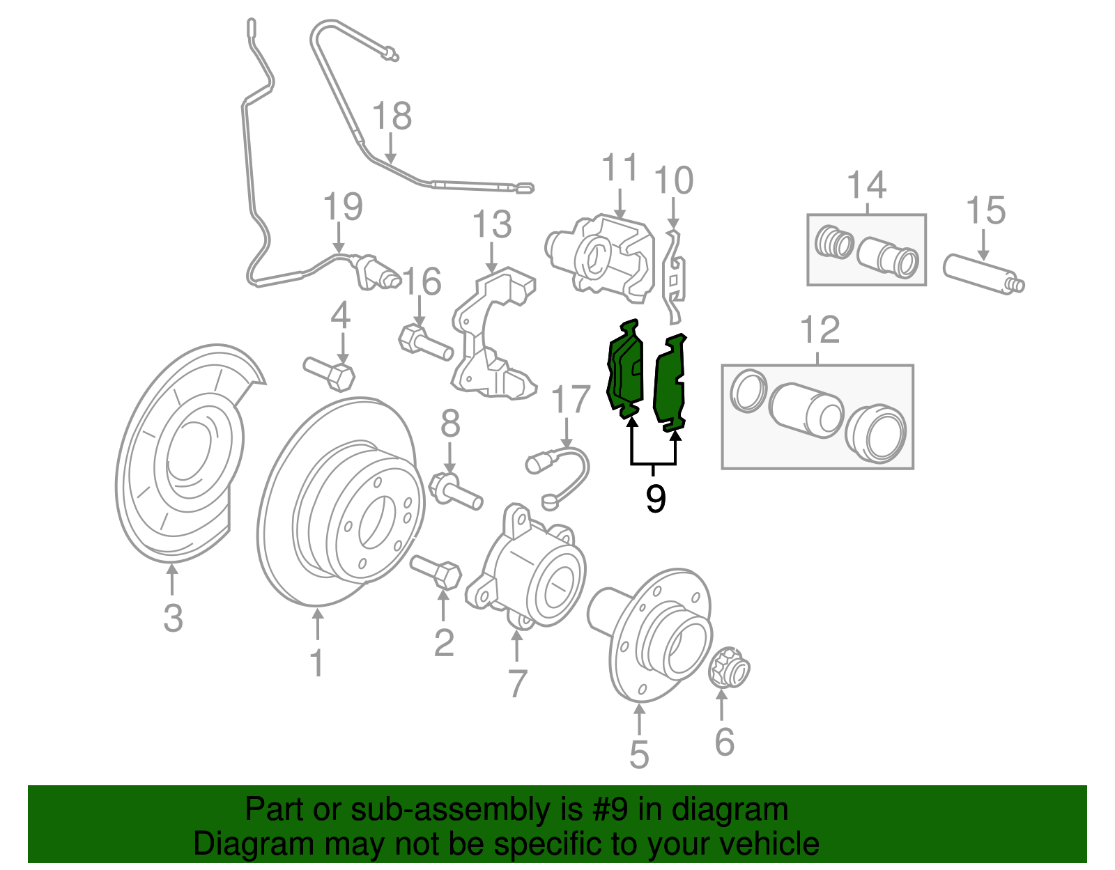 34216776937 - 2007-2018 BMW Brake Pads Rear (34-21-6-776-937) | BMW of ...