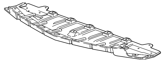 2019-2025 Chevrolet Malibu Bumper Cover Reinforcement 84412246 GM ...