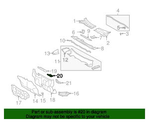 2009-2013 Toyota Upper Pad 55214-02100 | Toyota Parts Center