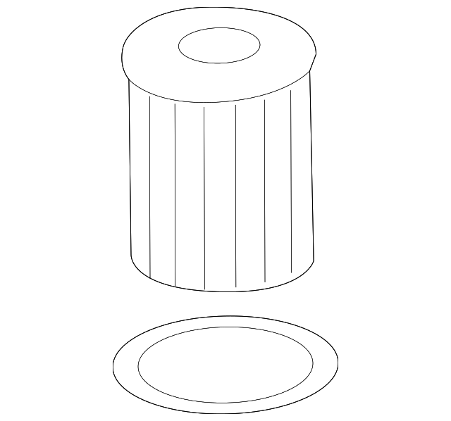 2004-2015 Porsche Cayenne Oil Filter 955-107-561-00 | Porsche OEM Parts ...