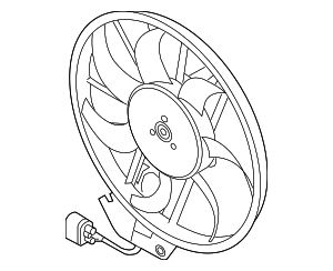 2008-2012 Audi Fan & Motor 8K0-959-455-E | OEM Vehicle Parts