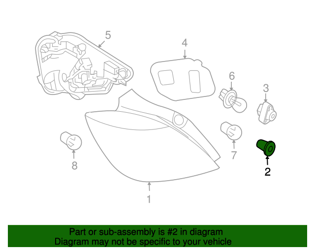 2008-2016 GM Multi Purpose Retainer 09180737 | OEM Parts Online