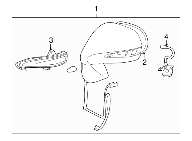 2010-2012 Lexus Mirror Assembly 87910-0E905 | LexusOfKendall