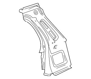 2010-2017 GMC Terrain Lock Pillar Reinforced 25801715 | GMPartsDirect.com