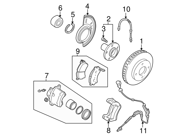 2001-2011 Mazda Tribute Wheel Stud ZZC0-33-062 | RealMazdaParts.com