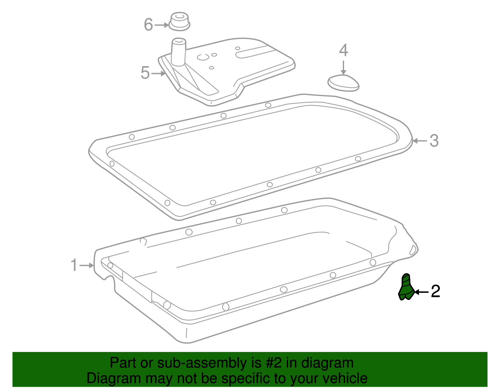 1993-2007 GM Automatic Transmission M8 x 1.25 x 18 mm Fluid Pan Bolt ...
